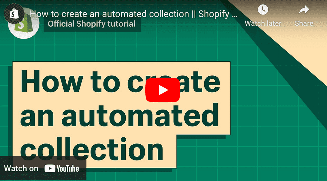 How to organize products with Shopify collections